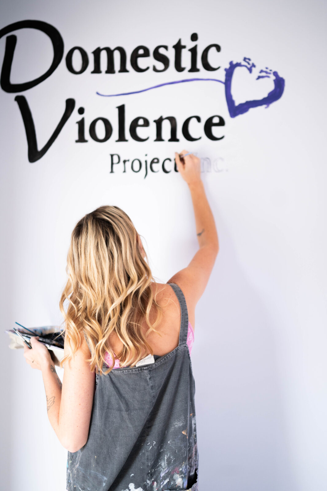 My Ocean Sunset Mural For Domestic Violence Project